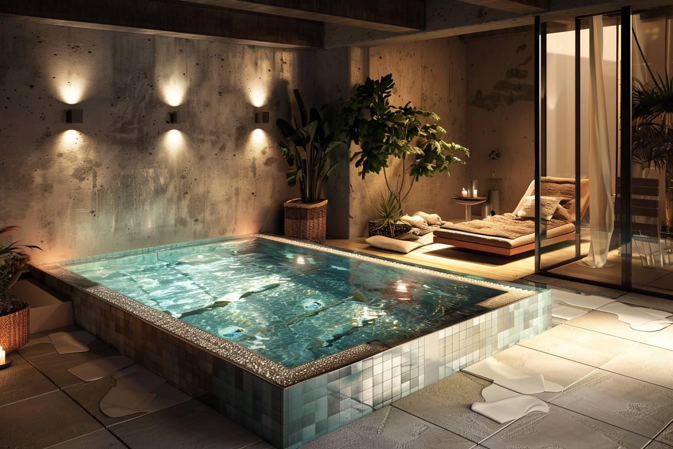 comment intégrer une piscine dans un espace restreint comme une cave ...